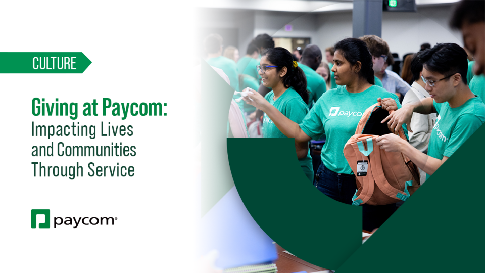 Giving at Paycom: Impacting Lives and Communities Through Service ...