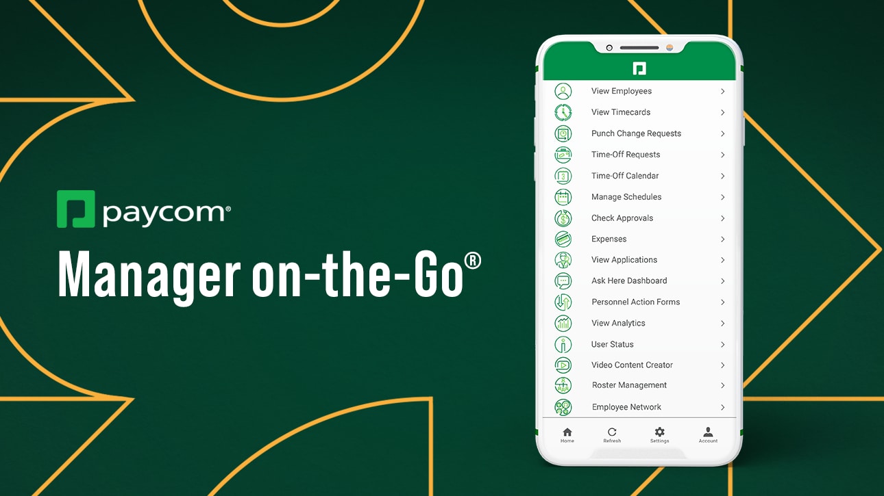 Manager Self-Service Software | Manager on-the-Go® | Paycom