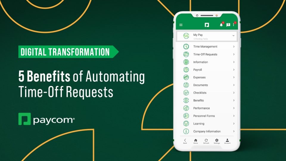 5 Benefits of Automating Time-Off Requests | Paycom Blog