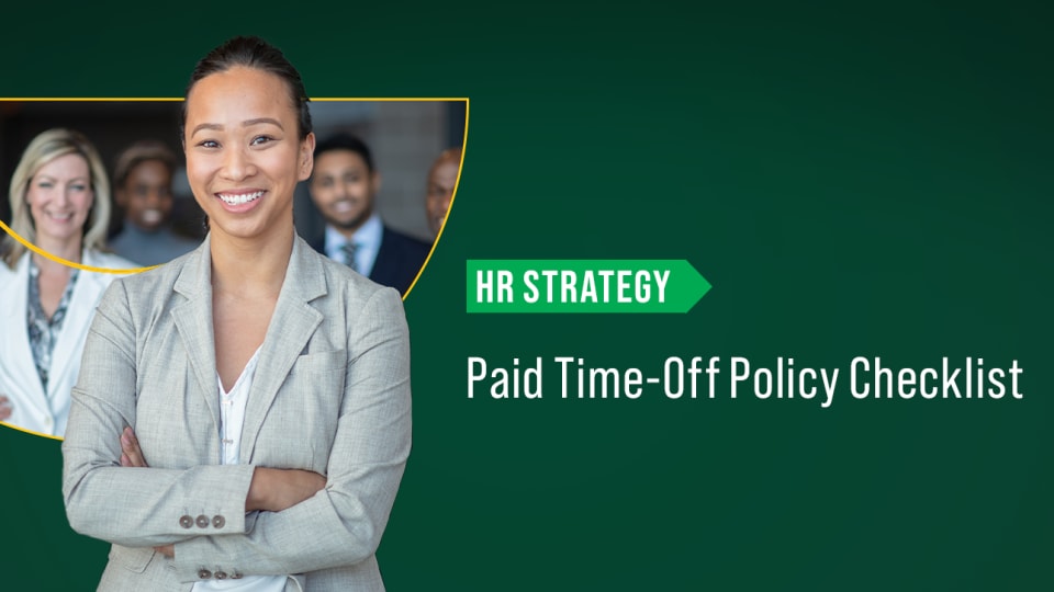 Paid Time-Off Policy Checklist | Paycom