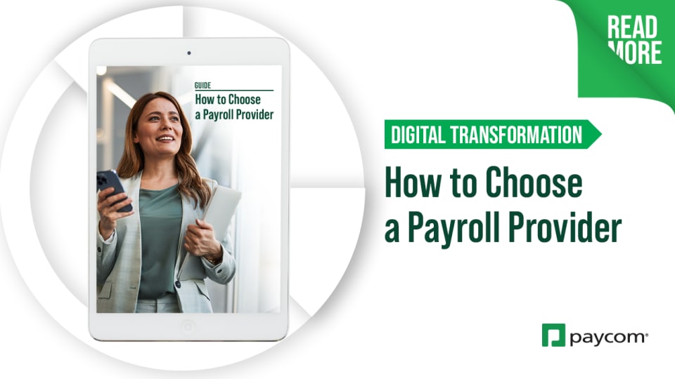 How to Choose a Payroll Provider | Paycom