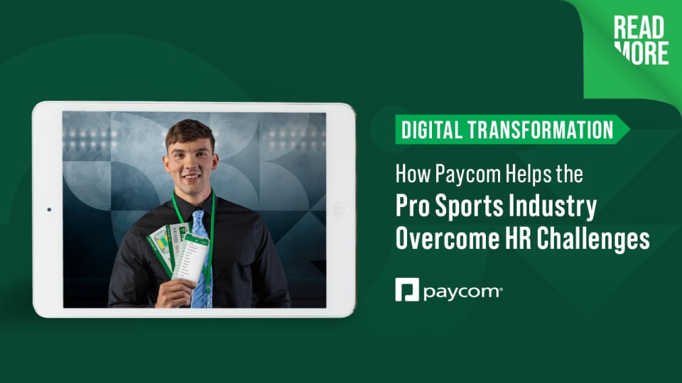 How Paycom Helps the Pro Sports Industry Overcome HR Challenges | Paycom