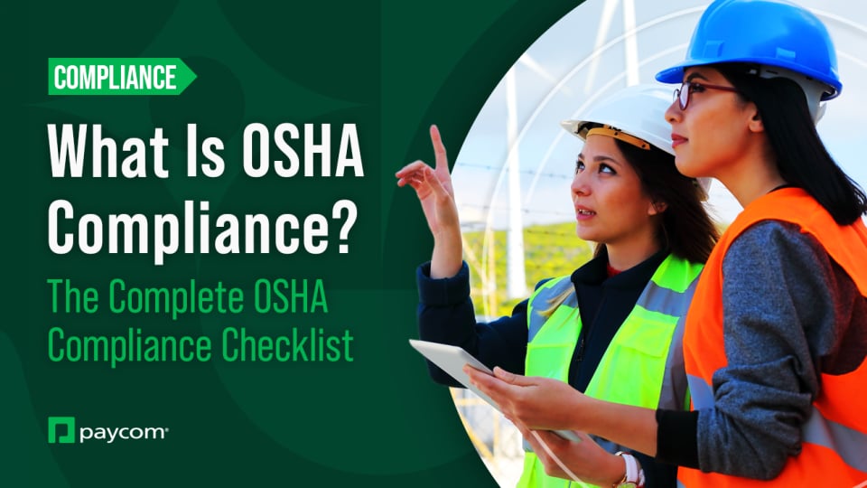 What Is OSHA Compliance? The Complete OSHA Compliance Checklist ...
