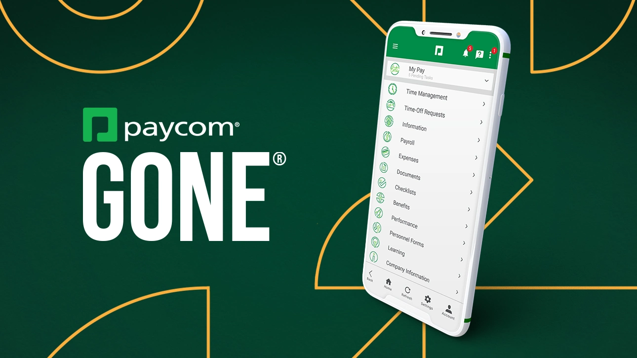 Paycom launches GONE, automating time-off request decisions | Paycom Blog