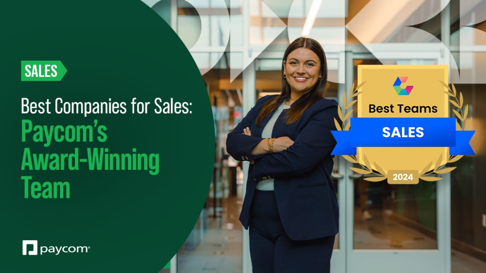 Best Companies for Sales: Paycom’s Award-Winning Team