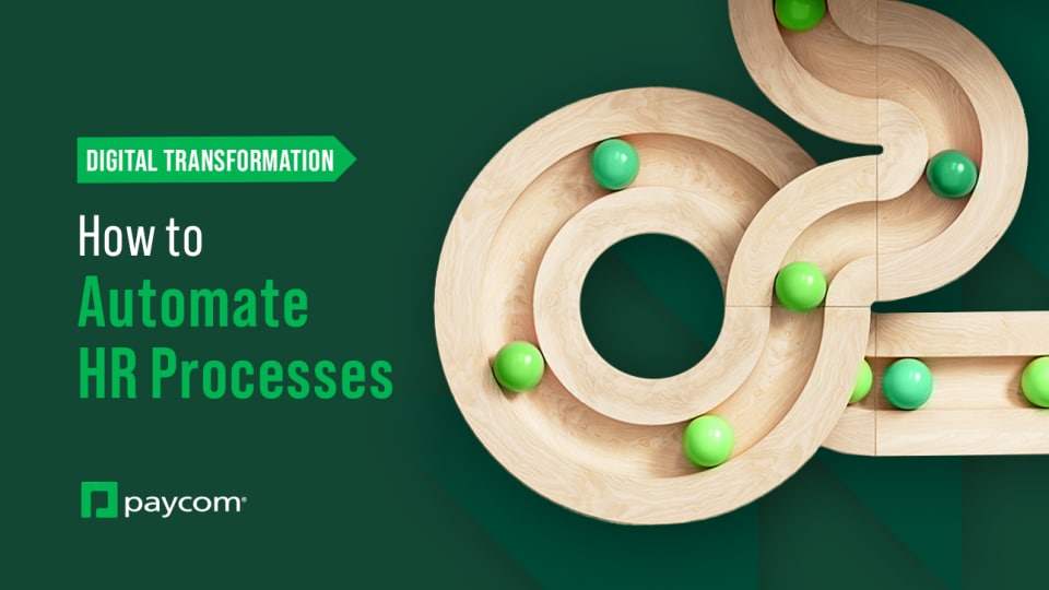 8 HR Processes That Can Be Automated (and How to Do It) | Paycom Blog