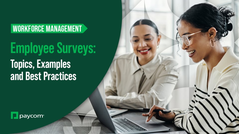 Employee Survey Best Practices & Common Types | Paycom Blog