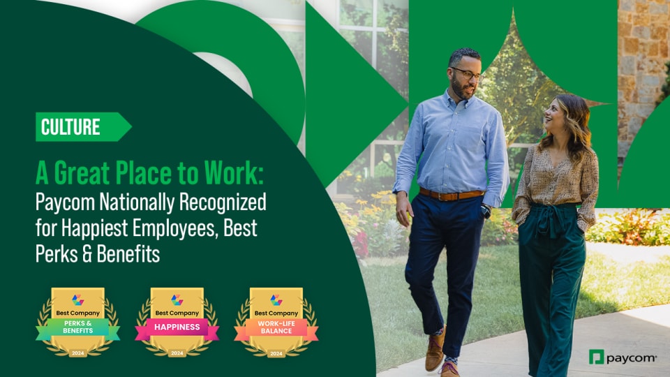 A Great Place to Work: Paycom Nationally Recognized for Happiest ...