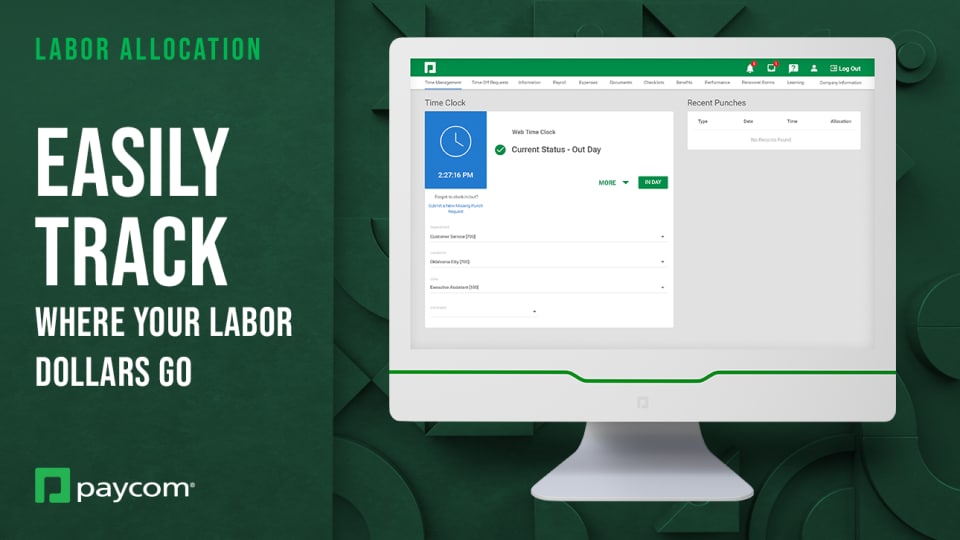 Labor Allocation Software | Staff & Labor Allocation System | Paycom