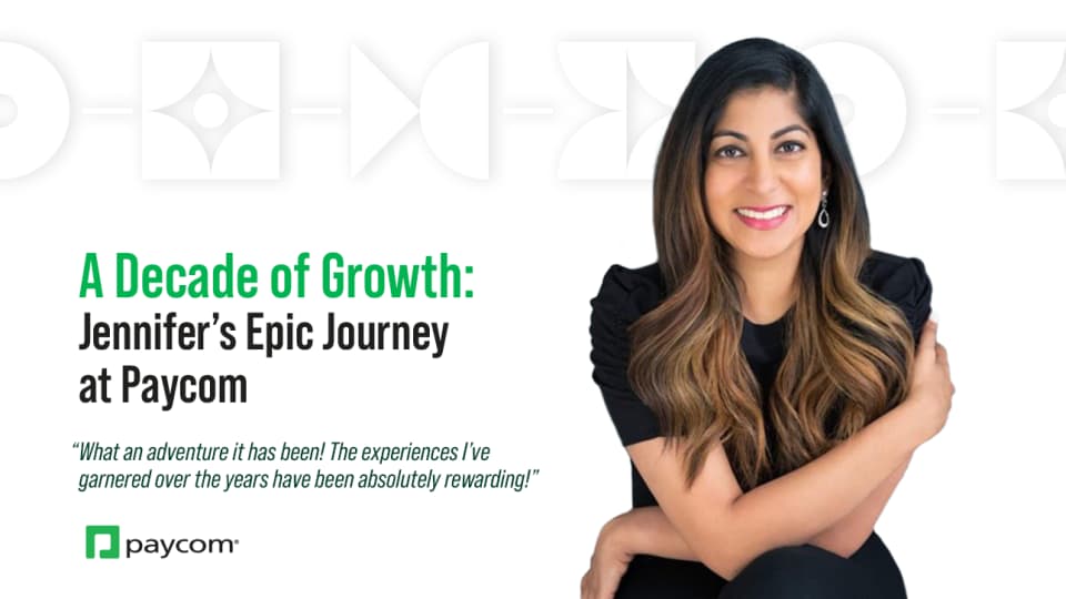 A Decade of Growth: Jennifer’s Epic Journey at Paycom | Paycom Careers