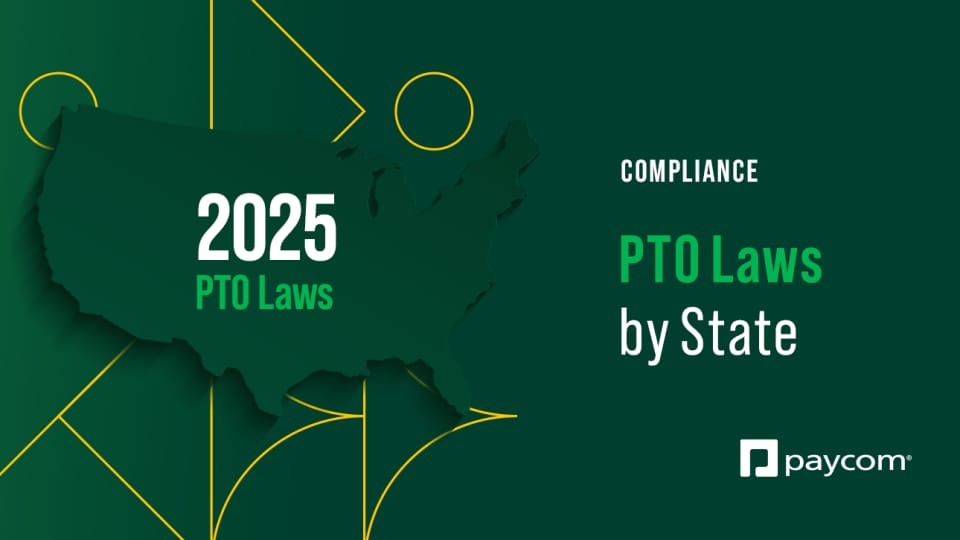 PTO Laws by State 2025 | Paid Time Off Laws | Paycom Blog