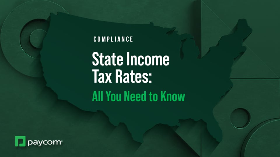 2025 State Income Tax Rates & How to Calculate Them | Paycom Blog