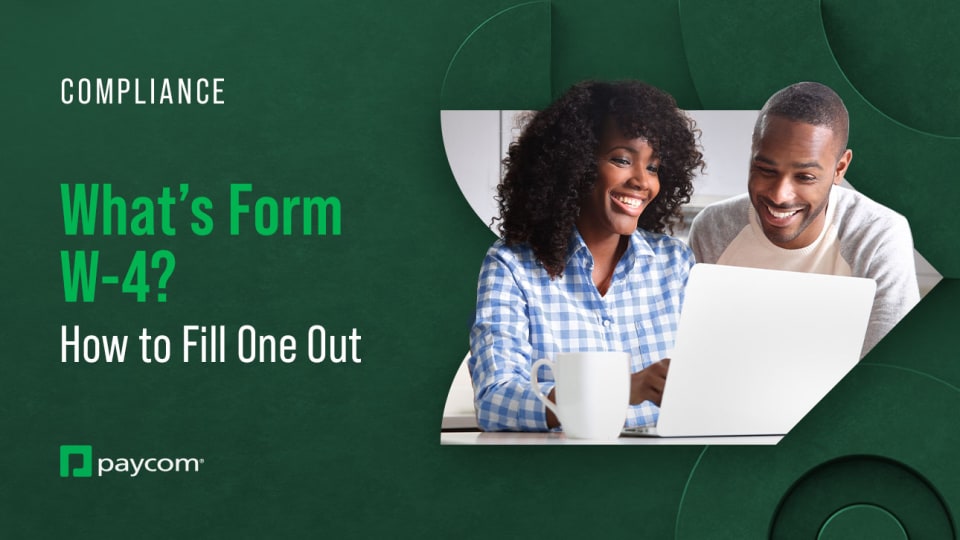 Form W-4: What It Is and How to Fill Out a W-4 Form in 2025 | Paycom Blog