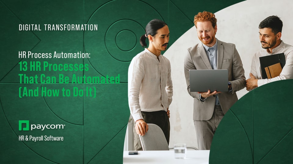 HR Process Automation: How to Automate HR Processes | Paycom Blog
