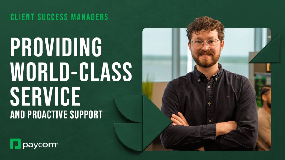 Client Success Manager | Paycom Careers