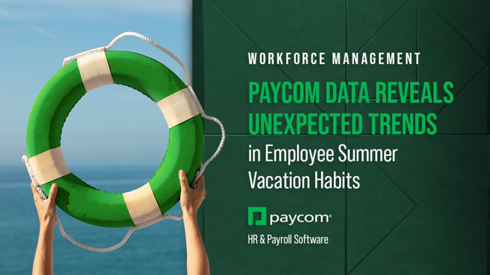 Paycom data reveals unexpected trends in employee summer vacation ...