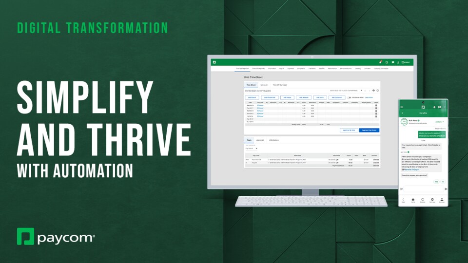 HR and Payroll Automation | Paycom