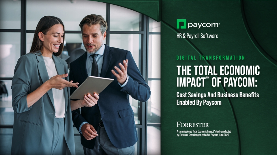 Infographic: The Total Economic Impact™ Of Paycom: Cost Savings And ...