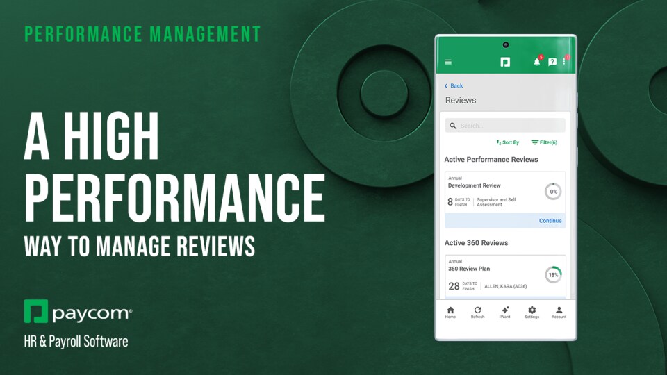 Performance Management Software | Paycom