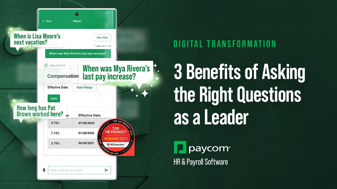3 Benefits of Asking the Right Questions as a Leader | Paycom Blog